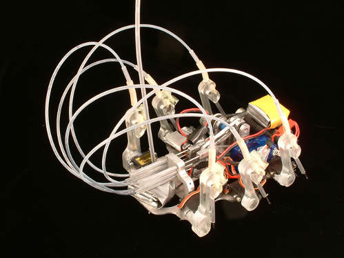 Ученые работают над роботом-гепардом - Spinybot iSprawl Stickybot Робот